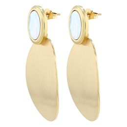 Adelia&acute;s Paar Ohrh&auml;nger ADELIA&acute;S "Ohrringe &ndash; Ohrstecker aus Edelstahl mit Perlmutt", Damen, Gr. Damen, Edelstahl, gold, Ohrringe, Ein stilvolles Geschenk f&uuml;r besondere Momente