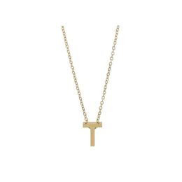 Adelia&acute;s Kette ohne Anh&auml;nger ADELIA&acute;S "Halskette &ndash; Buchstabe N aus Edelstahl 45+5", gold, Halsketten, Damen, 50cm, Edelstahl, Perfekt als Geschenk f&uuml;r besondere Menschen