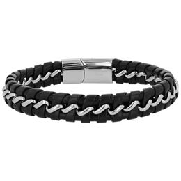 Adelia&acute;s Armband ADELIA&acute;S "Armband aus Leder 23 cm", schwarz, Armb&auml;nder, Damen, 23cm, Leder, Armband, Zum Verschenken &ndash; passend f&uuml;r viele Anl&auml;sse