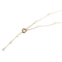 Adelia&acute;s Kette ohne Anh&auml;nger ADELIA&acute;S "Halskette mit Anh&auml;nger &ndash; aus Edelstahl", gold, Halsketten, Damen, 55cm, Edelstahl, Ideal als Geschenk &ndash; dezent und elegant