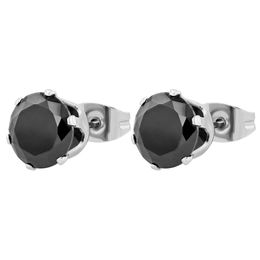 Adelia&acute;s Paar Ohrh&auml;nger ADELIA&acute;S "Ohrringe &ndash; Ohrstecker aus Edelstahl mit Zirkonia", Damen, Gr. Damen, Edelstahl, silber, Ohrringe, Perfekt als Geschenk zum einen besonderen Tag