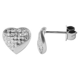 Adelia&acute;s Paar Ohrh&auml;nger ADELIA&acute;S "Ohrringe &ndash; Ohrstecker aus 925 Silber mit Zirkonia", Damen, Gr. Damen, Silber 925 (Sterlingsilber), silber, Ohrringe, Ein Geschenk, das Freude macht