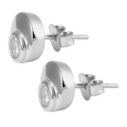 Adelia&acute;s Paar Ohrh&auml;nger ADELIA&acute;S "Ohrringe &ndash; Ohrstecker aus 925 Silber mit Zirkonia", Damen, Gr. Damen, Silber 925 (Sterlingsilber), silber, Ohrringe, Zum Verschenken &ndash; passend f&uuml;r viele Anl&auml;sse