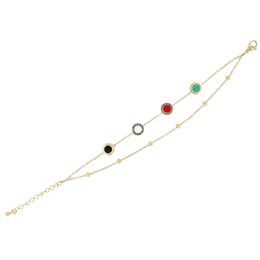 Adelia&acute;s Armband ADELIA&acute;S "Armband aus Edelstahl 16+3 cm", gold, Armb&auml;nder, Damen, 19cm, Edelstahl, Armband, Ideal als Geschenk &ndash; dezent und elegant