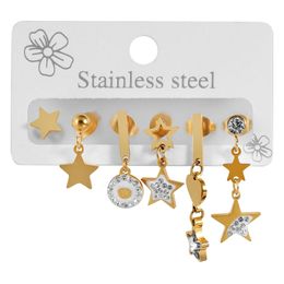 Adelia&acute;s Kettenanh&auml;nger ADELIA&acute;S "Anh&auml;nger &ndash; Anh&auml;nger aus Edelstahl mit Strass Steinchen", gold, Schmuckanh&auml;nger, Damen, Edelstahl, Kettenanh&auml;nger, Ein kleines Geschenk mit gro&szlig;er Wirkung