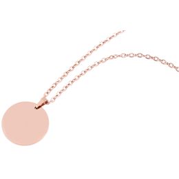 Adelia&acute;s Kette ohne Anh&auml;nger ADELIA&acute;S "Halskette mit Anh&auml;nger &ndash; M&uuml;nze aus Edelstahl", gold, Halsketten, Damen, 48cm, Edelstahl, Zum Verschenken &ndash; ideal zum einen besonderen Tag