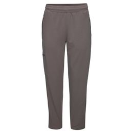 Sweathose Bench., Herren, Gr. L (52/54), N-Gr, anthrazit, angeraute Sweatware, Obermaterial: 50% Polyester, 45% Baumwolle, 5% Elasthan, kontrastfarbene Details, unifarben, bequem lang, Hosen Sweathose, mit Kordelzug