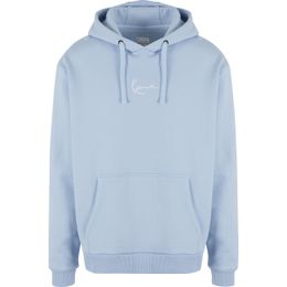 Kapuzenpullover Karl Kani "Karl Kani Herren", Herren, Gr. L, light blau, 80% Baumwolle, 20% Polyester, loose fit, ohne Ausschnitt, Pullover Kapuzenpullover