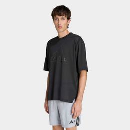 T-Shirt adidas Performance "PO ES MESH T", Herren, Gr. L, schwarz, Obermaterial: 100% Polyester, Shirts T-Shirt, mit Climacool Technologie, aus Polyester