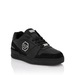 Sneaker Philipp Plein "P-Force 78", Herren, Gr. 39, Normalschaft, 0202, schwarz, schwarz, Schuhe Sneaker