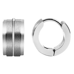 Adelia&acute;s Klappcreolen ADELIA&acute;S "Ohrringe &ndash; Klappcreole aus Edelstahl", Damen, Gr. Damen, Edelstahl, silber, Ohrringe Klappcreolen, Zum Verschenken &ndash; passend f&uuml;r viele Anl&auml;sse
