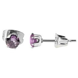 Adelia&acute;s Paar Ohrh&auml;nger ADELIA&acute;S "Ohrringe &ndash; Ohrstecker aus Edelstahl mit Zirkonia", Damen, Gr. Damen, Edelstahl, silber, Ohrringe, Eine sch&ouml;ne Geschenkidee f&uuml;r jeden Anlass