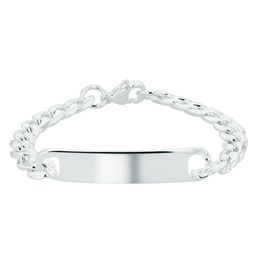 Adelia&acute;s Armband ADELIA&acute;S "Armband &ndash; Panzerarmband aus Edelstahl 18 cm", silber, Armb&auml;nder, Damen, 18cm, Edelstahl, Armband, Ideal als Geschenk zum Weihnachten