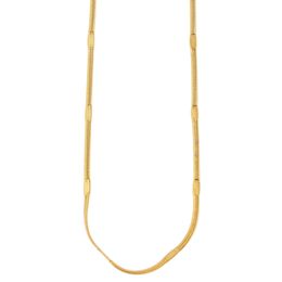Adelia&acute;s Kette ohne Anh&auml;nger ADELIA&acute;S "Halskette &ndash; Schlangenkette aus Edelstahl 45 cm", gold, Halsketten, Damen, 45cm, Edelstahl, Ein Geschenk, das Freude macht