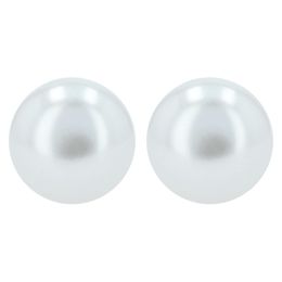 Adelia&acute;s Paar Ohrh&auml;nger ADELIA&acute;S "Ohrringe &ndash; Ohrstecker aus Edelstahl mit Perle", Damen, Gr. Damen, Edelstahl, silber, Ohrringe, Perfekt als Geschenk zum Valentinstag