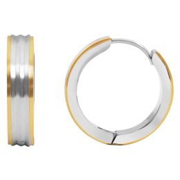 Adelia&acute;s Klappcreolen ADELIA&acute;S "Ohrringe &ndash; Klappcreole aus Edelstahl", Damen, Gr. Damen, Edelstahl, silber, Ohrringe Klappcreolen, Ideal als Geschenk zum einen besonderen Tag