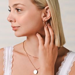 Adelia&acute;s Paar Creolen ADELIA&acute;S "Ohrringe &ndash; Creole aus Edelstahl", Damen, Gr. Damen, Edelstahl, gold, Ohrringe, Zum Verschenken &ndash; ideal zum Valentinstag