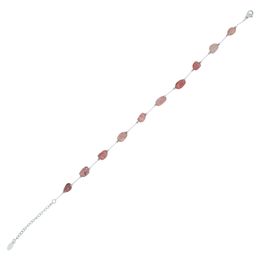 Adelia&acute;s Kettenanh&auml;nger ADELIA&acute;S "Anh&auml;nger aus Edelstahl mit Perle", rosa (silber), Schmuckanh&auml;nger, Damen, Edelstahl, Kettenanh&auml;nger, Eine sch&ouml;ne Geschenkidee f&uuml;r jeden Anlass