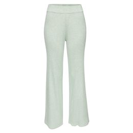 Loungehose French Connection, Damen, Gr. 32/34, N-Gr, gr&uuml;n, Feinstrick, Obermaterial: 40% Viskose, 30% Polyacryl, 30% Polyester, Hosen Loungehose, mit weitem Bein, Loungewear