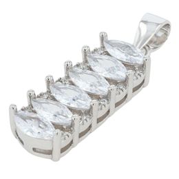 Adelia&acute;s Kettenanh&auml;nger ADELIA&acute;S "Anh&auml;nger &ndash; Herzanh&auml;nger aus 925 Silber mit Zirkonia", silber, Schmuckanh&auml;nger, Damen, Silber 925 (Sterlingsilber), Kettenanh&auml;nger, Perfekt als Geschenk f&uuml;r besondere Menschen