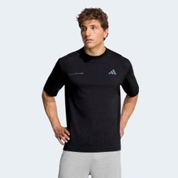 Laufshirt adidas Performance "RCC TEE M", Herren, Gr. L, schwarz, Obermaterial: 100% Baumwolle, normal, Rundhals, Shirts Laufshirt, f&uuml;r Erwachsene, ohne Verschluss, aus Baumwolle, mit Rundhalsausschnitt