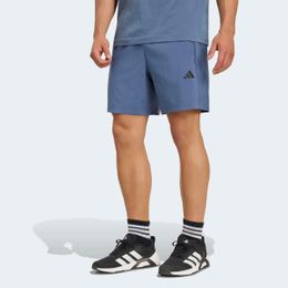 Shorts adidas Performance "WORKOUT ESSENTIALS BASE WOVEN", Herren, Gr. S, L-Gr, blau (preloved ink, innenbeinl&auml;nge ca. 23 cm), Obermaterial: 100% Polyester, Hosen Shorts