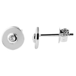 Adelia&acute;s Paar Ohrh&auml;nger ADELIA&acute;S "Ohrringe &ndash; Ohrstecker aus 925 Silber mit Zirkonia", Damen, Gr. Damen, Silber 925 (Sterlingsilber), silber, Ohrringe, Ideal als Geschenk zum Geburtstag