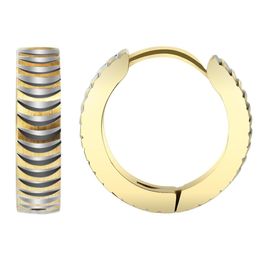 Adelia&acute;s Klappcreolen ADELIA&acute;S "Ohrringe &ndash; Klappcreole aus Edelstahl", Damen, Gr. Damen, Edelstahl, gold, Ohrringe Klappcreolen, Ein stilvolles Geschenk f&uuml;r besondere Momente
