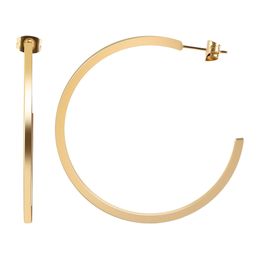 Adelia&acute;s Paar Creolen ADELIA&acute;S "Ohrringe &ndash; Creole aus Edelstahl", Damen, Gr. Damen, Edelstahl, gold, Ohrringe, Perfekt zum Verschenken an besondere Menschen