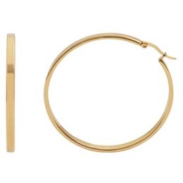 Adelia&acute;s Paar Creolen ADELIA&acute;S "Ohrringe &ndash; Creole aus Edelstahl", Damen, Gr. Damen, Edelstahl, gold, Ohrringe, Ein kleines Geschenk mit gro&szlig;er Wirkung
