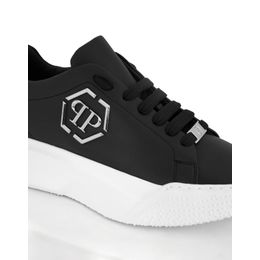 Sneaker Philipp Plein "Godzilla Runner Hexagon", Herren, Gr. 42, Normalschaft, schwarz-wei&szlig; (02, schwarz), Schuhe Sneaker