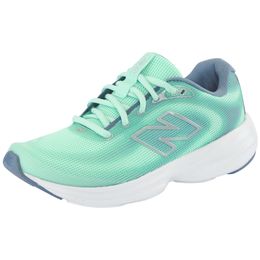 Laufschuh New Balance "411", Damen, Gr. 37,5, bright mint, zinc blau, silber metallic, Synthetik, Textil, Schuhe Laufschuh, f&uuml;r Erwachsene, mit Gummilaufsohle