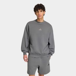 Sweatshirt adidas Sportswear "M AK SL SWT", Herren, Gr. L, grau five, Obermaterial: 100% Baumwolle, normal, Rundhals, angesetztes B&uuml;ndchen, Sweatshirts Sweatshirt, mit Rundhalsausschnitt, ohne Verschluss, in normaler L&auml;nge