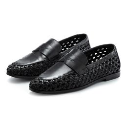 Slipper French Connection "Halbschuh", Damen, Gr. 40, schwarz, Obermaterial: 100% Rindsleder. Decksohle: 100% Lederimitat. Futter: 100% Lederimitat. Laufsohle: 100% Synthetik, unifarben, Schuhe Slipper, runde Schuhspitze, flechtoptik, verschlusslos
