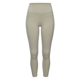 Funktionsleggings ELBSAND, Damen, Gr. L, N-Gr, pastellgr&uuml;n, Obermaterial: 73% Polyamid, 27% Elasthan, unifarben, figurbetont lang, Hosen, mit Markenlogo