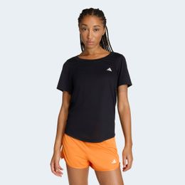 T-Shirt adidas Performance "WE MIN SCP TEE", Damen, Gr. L, schwarz, Obermaterial: 70% Polyester, 30% Viskose, normal, Rundhals, Shirts T-Shirt, f&uuml;r sportliche Looks im Alltag und beim Training, ohne Verschluss