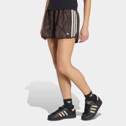 Shorts adidas originals "STN", Damen, Gr. M, N-Gr, earth strata, aurora coffee, normal, gr., Obermaterial: 100% Polyester, Hosen Shorts, f&uuml;r Erwachsene geeignet, enger Schnitt, aus Polyester