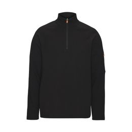 Funktionsshirt Bench., Herren, Gr. L (52/54), schwarz, Sweatware, Obermaterial: 89% Polyester, 11% Elasthan, unifarben, bequem h&uuml;ftlang, ohne Ausschnitt, Raglan&auml;rmel Manschette, Shirts Funktionsshirt, mit Rei&szlig;erschlusstasche am &Auml;rmel