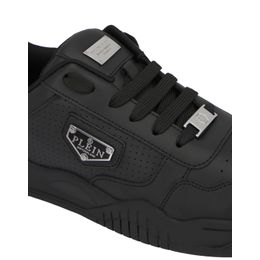 Sneaker Philipp Plein "Street", Herren, Gr. 39, Normalschaft, 0202, schwarz, schwarz, Schuhe Sneaker