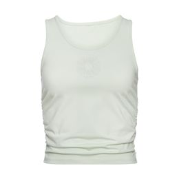 active by Lascana Sporttop LASCANA ACTIVE, Damen, Gr. S, mint, Obermaterial: 79% Polyester, 21% Elasthan, unifarben, figurbetont, Rundhals, Tops Sporttop, mit seitlicher Raffung