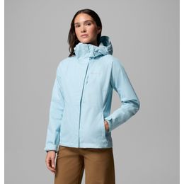 Funktionsjacke Columbia "Hikebound II Jacket", Damen, Gr. L (42/44), marine light, Web, Obermaterial: 100% Polyester. Futter: 100% Polyester, unifarben, Basic normal, mit verstellbarem Klettverschluss, Jacken Funktionsjacke, wasserdichtes und atmungsaktives Material, mit verschwei&szlig;ten N&auml;hten