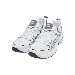 Sneaker Karl Kani "Karl Kani KKFWM000373 Karl Kani Prime Runner", Herren, Gr. 42.5, wei&szlig;, schwarz, grau, Polyurethan, Schuhe Sneaker