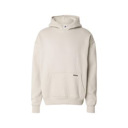 Kapuzensweatshirt DROPSIZE "Dropsize Herren Super Heavy Blank Hoodie", Herren, Gr. L, stone, 80% Baumwolle, 20% Polyester, unifarben, Rundhals, Sweatshirts