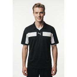 Fu&szlig;balltrikot Puma "TEAMCLASSIC MATCH JERSEY", Herren, Gr. M, Puma schwarz, Puma wei&szlig;, Puma schwarz, Web, Obermaterial: 100% Polyester, gemustert, oversize normal, Trikots Fu&szlig;balltrikot, Fu&szlig;ball, Kurzarm, sportlicher Stil, aus Polyester