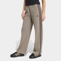 Sporthose adidas originals "CLASSIC TP", Damen, Gr. L, N-Gr, braun (light braun, normal, gr.), Obermaterial: 100% Polyester, Hosen Sporthose, lange Hose, normal-weite Passform