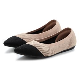Ballerina French Connection "Sandale, offener Schuh", Damen, Gr. 36, beige, schwarz, Obermaterial: 100% Textilmaterial. Decksohle: 100% Textilmaterial. Futter: 100% Textilmaterial. Laufsohle: 100% Synthetik, unifarben mit Farbeinsatz, Schuhe Ballerina, unifarbenes Design, mit Farbeinsatz, ohne Verschluss