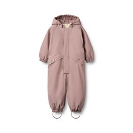Stoffhose Wheat "Wheat Thermo Rain Suit Aiko", M&auml;dchen, Gr. 74, rosa (dusty lavender), 100% Polyester (Recycelt), unifarben, normal, Hosen Stoffhose