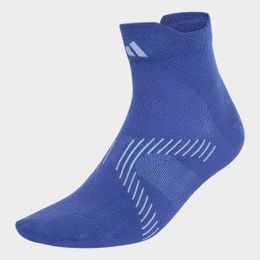 Laufsocken adidas Performance "RUN LIGHT ANKLE", Damen, Gr. L (43/45), blau (dual indigo, dual indigo), Obermaterial: 100% Polyamid, Socken, mit climacool Technologie