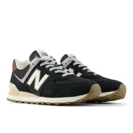 New Balance Damen Sneaker "574", Gr. 42braun, Leder, Synthetik, Textil, Schuhe, mit Gummilaufsohle