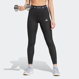Trainingstights adidas Performance "TF STASH 1/1 L", Damen, Gr. XS, N-Gr, schwarz (schwarz, normal, gr.), Obermaterial: 73% Polyester, 27% Elasthan, Hosen, sportlicher Stil, f&uuml;r Workout, aus Polyester und Elasthan